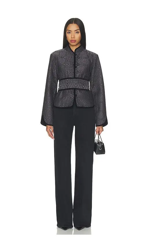 UNREAL FUR Sidereal Jacket In Charcoal
