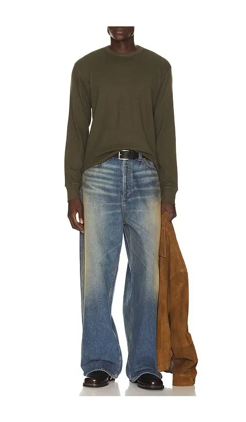 SUNFLOWER Wool Waffle Long Sleeve Tee