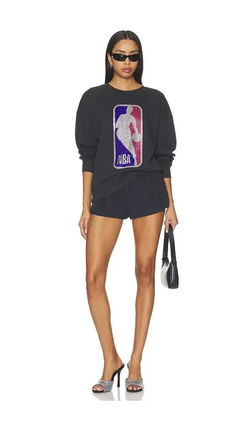 Terez Nba Logo Gems Crew Sweatshirt