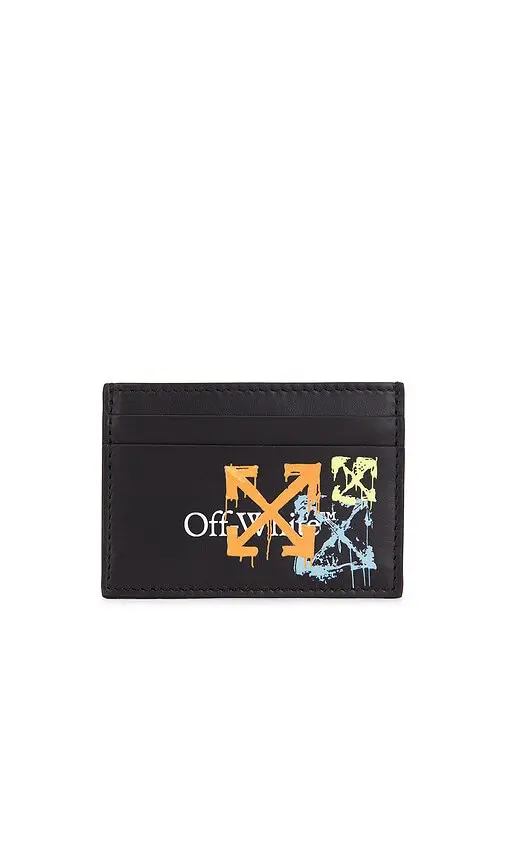 Off-White Bookish Arrow Spray Card Case