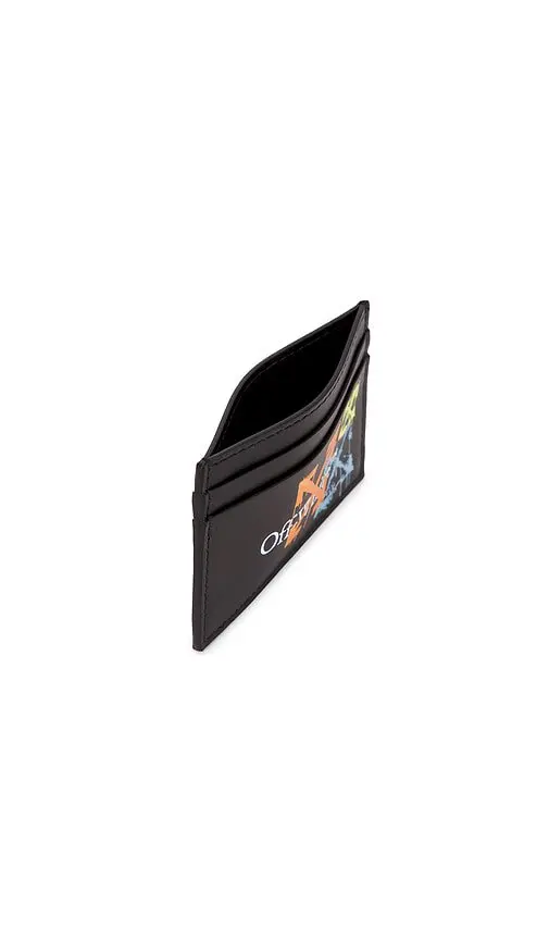 Off-White Bookish Arrow Spray Card Case