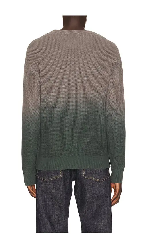 MUSEUM OF PEACE & QUIET Wordmark Knit Sweater In Green