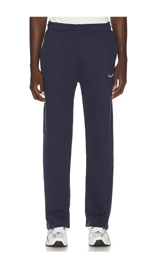 MUSEUM OF PEACE & QUIET Stencil Sweatpants In Blue