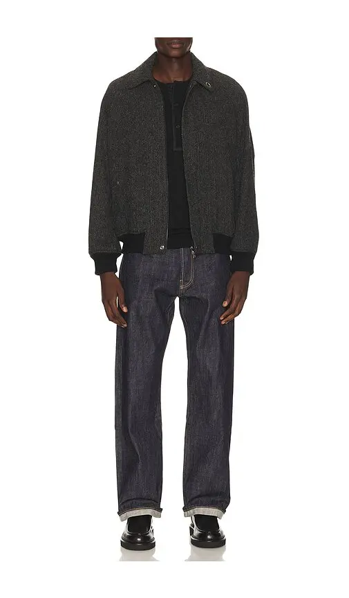 President's Neil Tweed Wool Jacket In Grey
