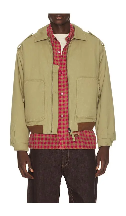 HOUSE OF SUNNY Ma1 Cruise Jacket In Green