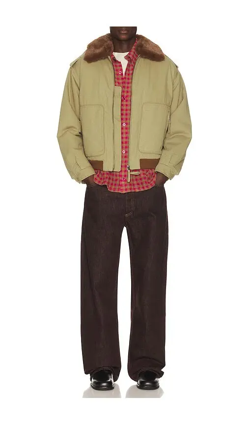 HOUSE OF SUNNY Ma1 Cruise Jacket In Green