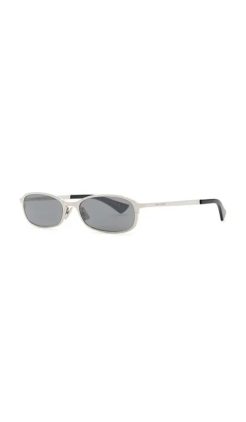 Saint Laurent Sl Mia Sunglasses In Metallic