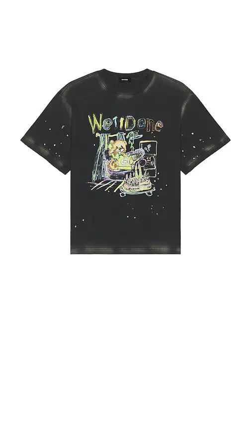We11Done Anniversary Teddy T-shirt In Grey