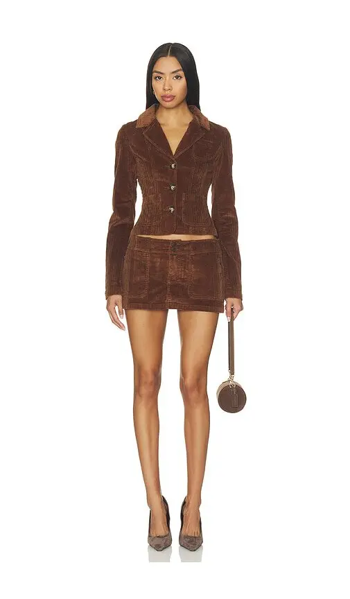 GUIZIO Celine Jacket In Brown