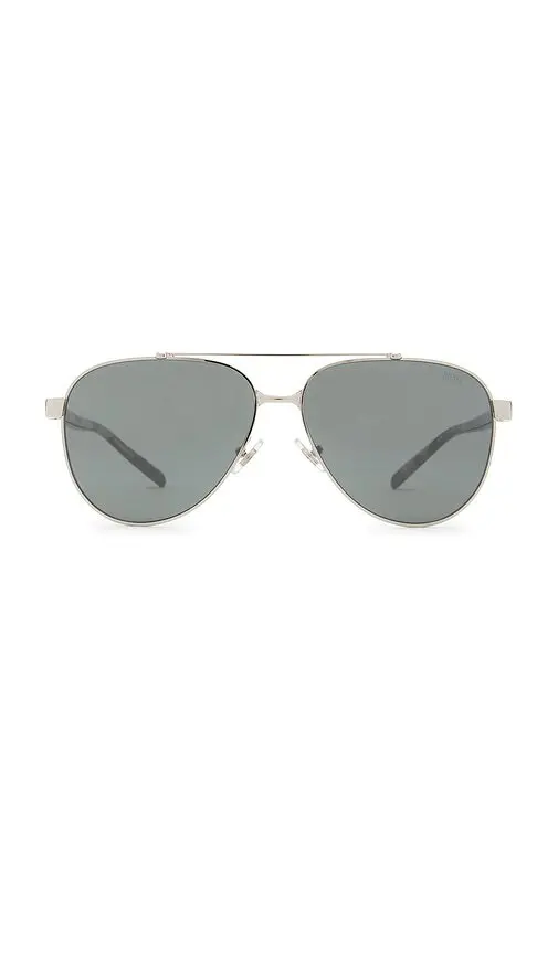 DIESEL® Aviator Sunglasses In Metallic