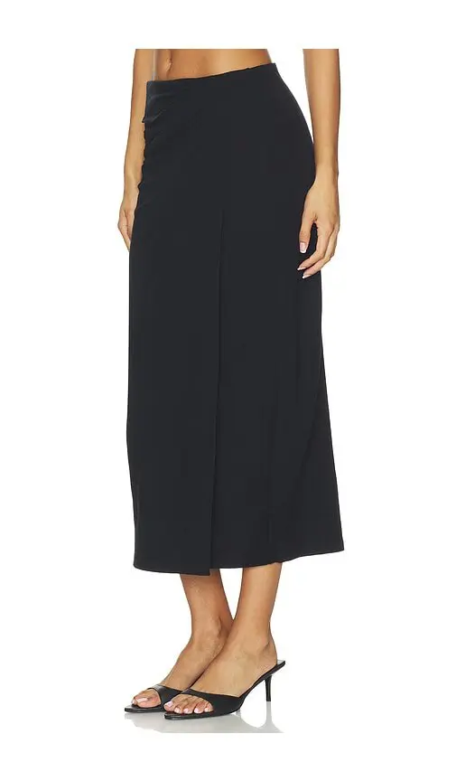 Vince Waist Draped Midi Skirt