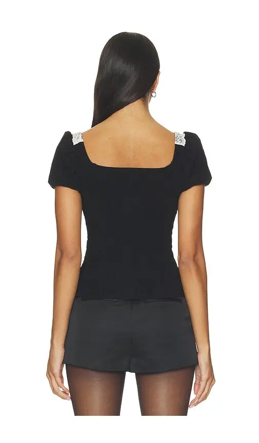 MORE TO COME Hannah Puff Sleeve Top