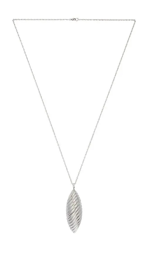 HEAVEN MAYHEM Fawn Necklace In Metallic - Silver