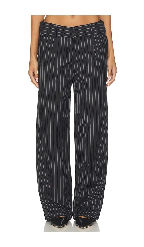 ANONIE Clarisse Pants In Black & White