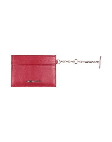 Alexander McQueen Cardholder Brick Leather - Red