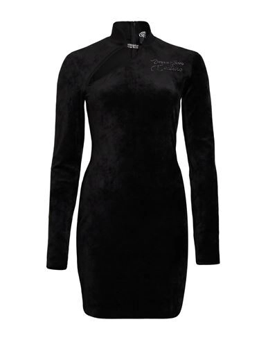 Versace Mini Dress Size Polyester, Elastane, Cotton - Black