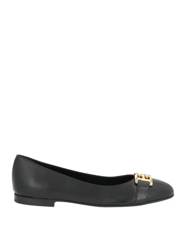 Bally Ballet Flats Size Calfskin - Black