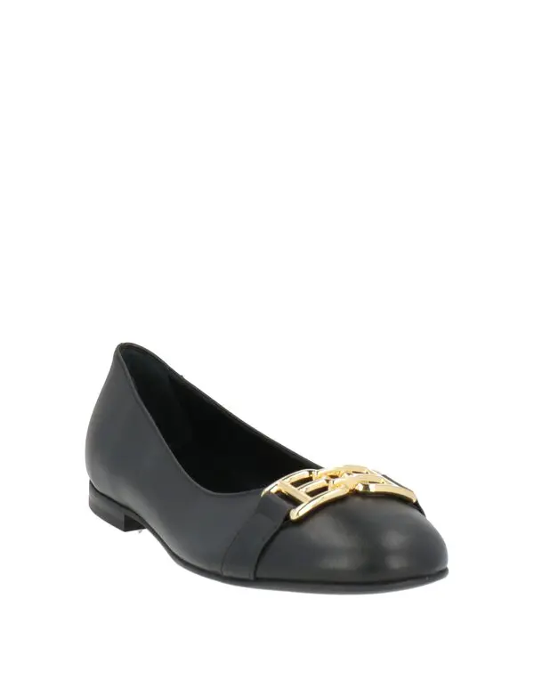 Bally Ballet Flats Size Calfskin - Black