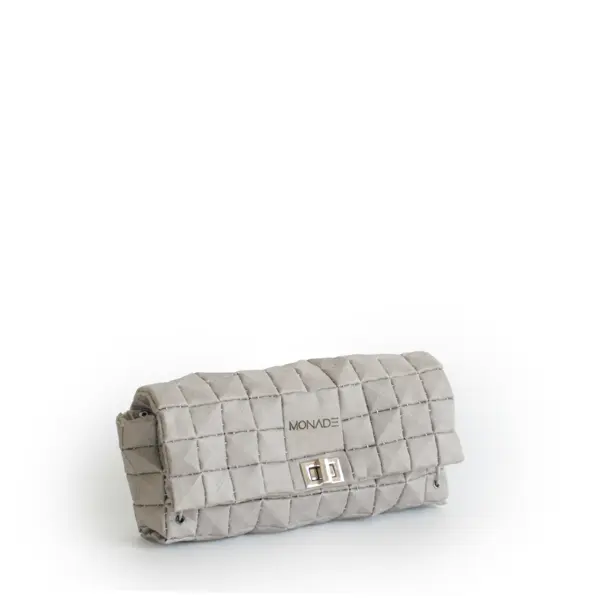 MONADE Pouch Bag Matte Stone_ - Grey