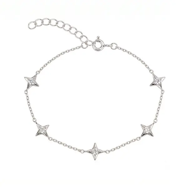 SPERO LONDON Celestial Star Sterling Bracelet