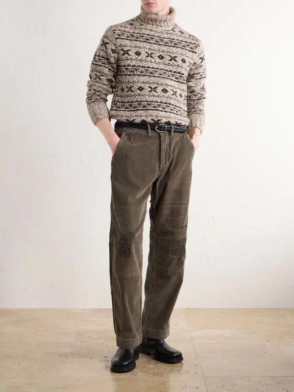 Ralph Lauren Fair Isle Wool-blend Jacquard Rollneck Sweater