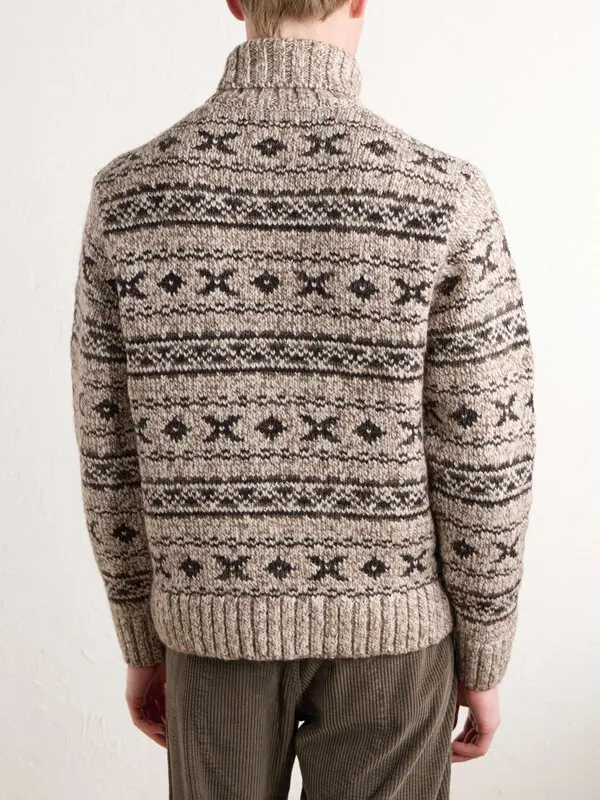 Ralph Lauren Fair Isle Wool-blend Jacquard Rollneck Sweater