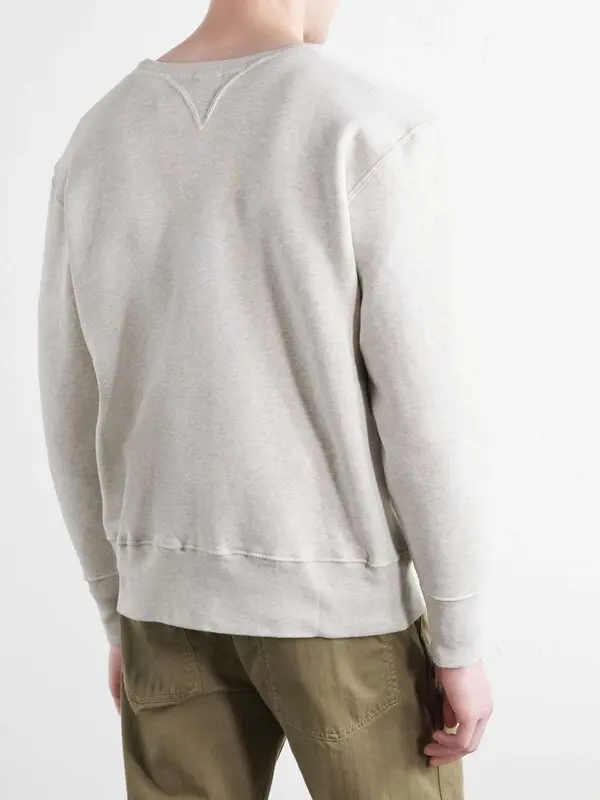 WYTHE Conservation Corps Printed Organic Cotton-fleece Sweatshirt