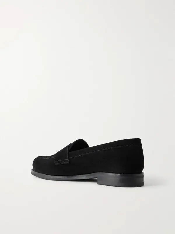 MORJAS The Ivy Suede Penny Loafers