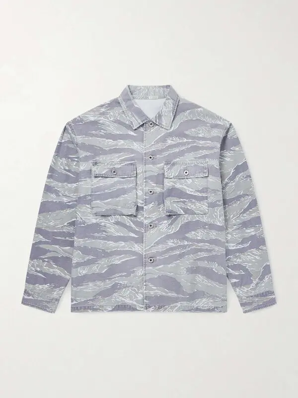 A.PRESSE Printed Cotton Jacket