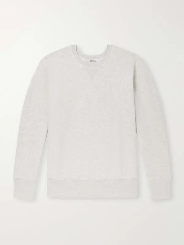 WYTHE Organic Cotton-fleece Sweatshirt