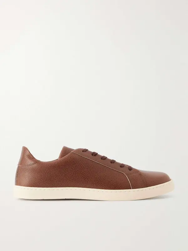 George Cleverley Jack Iii Full-grain Leather Sneakers