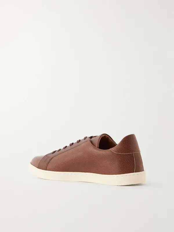 George Cleverley Jack Iii Full-grain Leather Sneakers