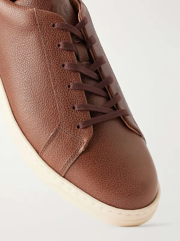 George Cleverley Jack Iii Full-grain Leather Sneakers