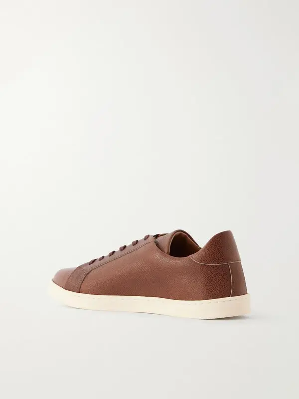 George Cleverley Jack Iii Full-grain Leather Sneakers