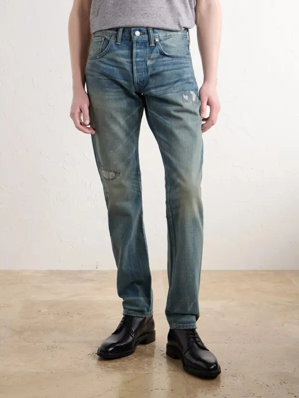 Ralph Lauren Distressed Slim-fit Jeans