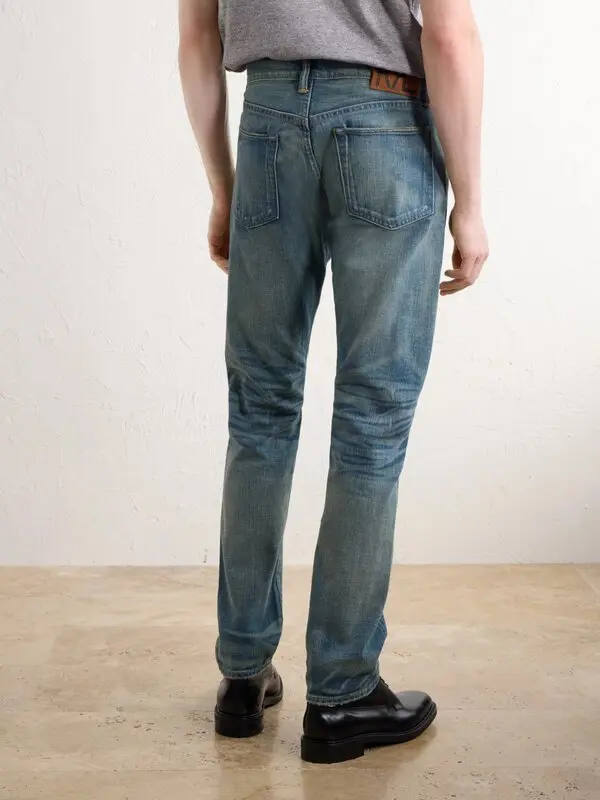 Ralph Lauren Distressed Slim-fit Jeans