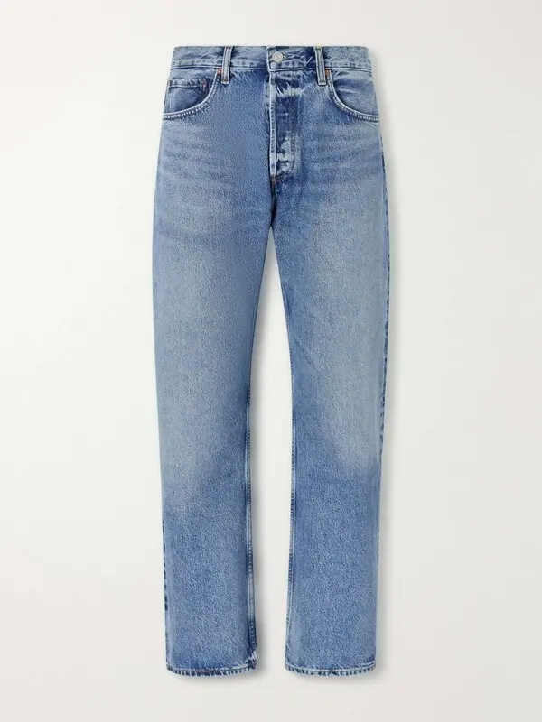 AGOLDE Magnus Straight-leg Distressed Organic Cotton Jeans