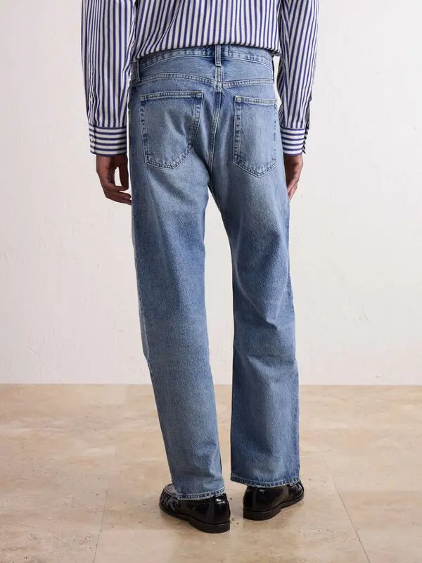 AGOLDE Magnus Straight-leg Distressed Organic Cotton Jeans
