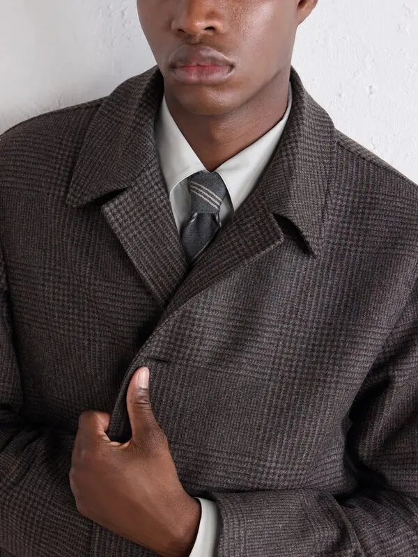 Herno Padded Wool-blend Tweed Overshirt