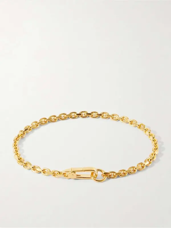 MIKIA Gold-plated Sterling Silver Sapphire Bracelet