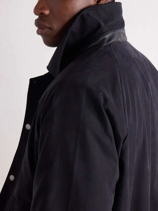 CORRIDOR Waxed Cotton-blend Canvas Jacket
