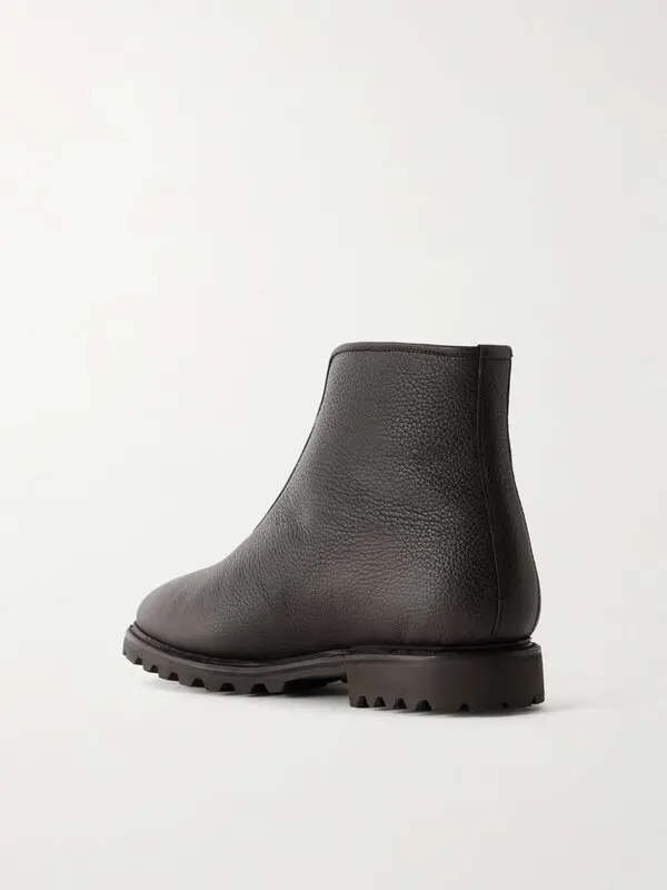 MORJAS Alpine Shearling-lined Full-grain Leather Chelsea Boots