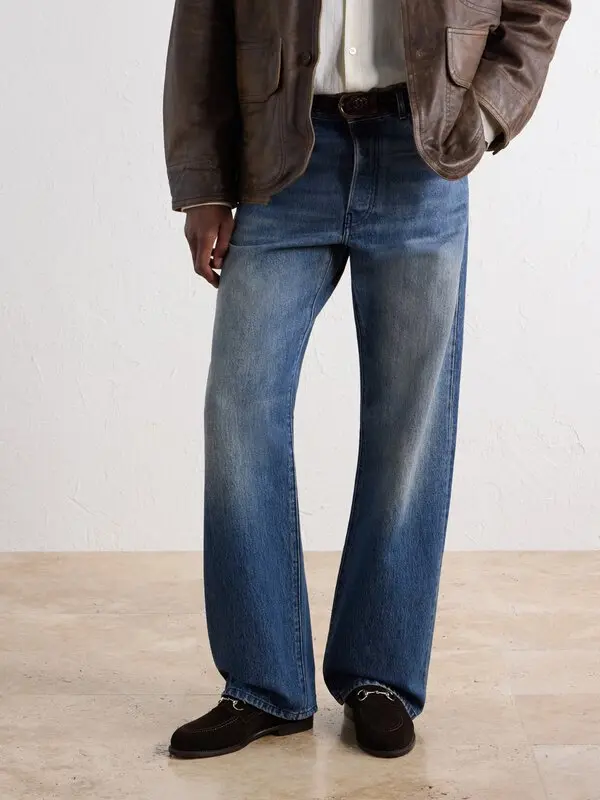 MORJAS The Horsebit Suede Loafers