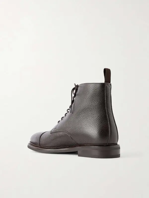 MORJAS Jumper Leather Lace-up Boots