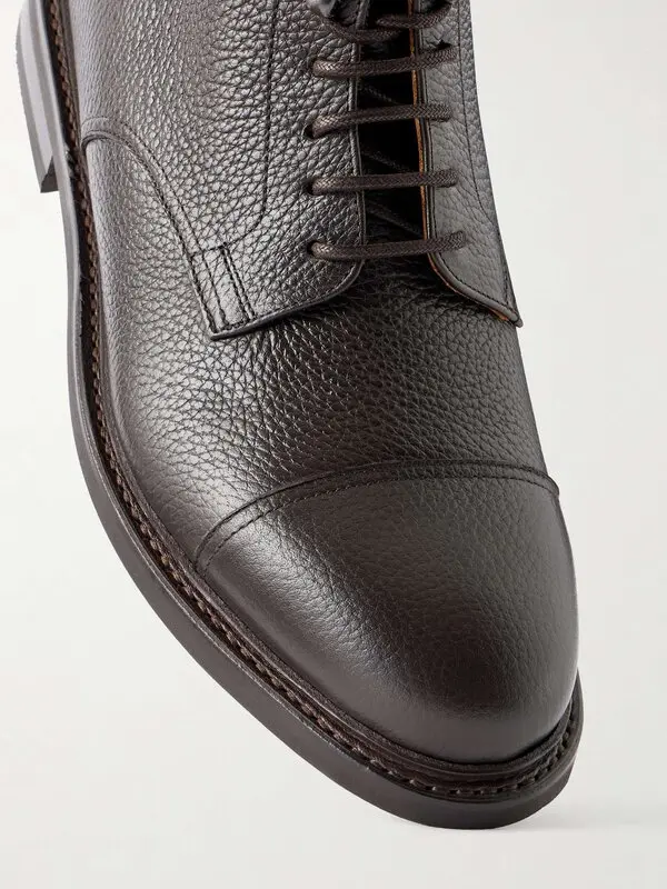 MORJAS Jumper Leather Lace-up Boots