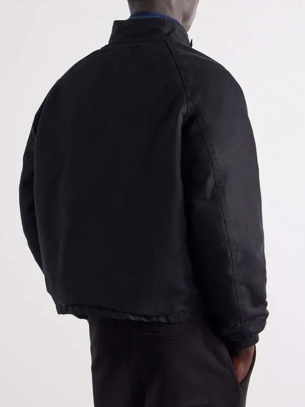 A.PRESSE Paneled Cotton-canvas Jacket