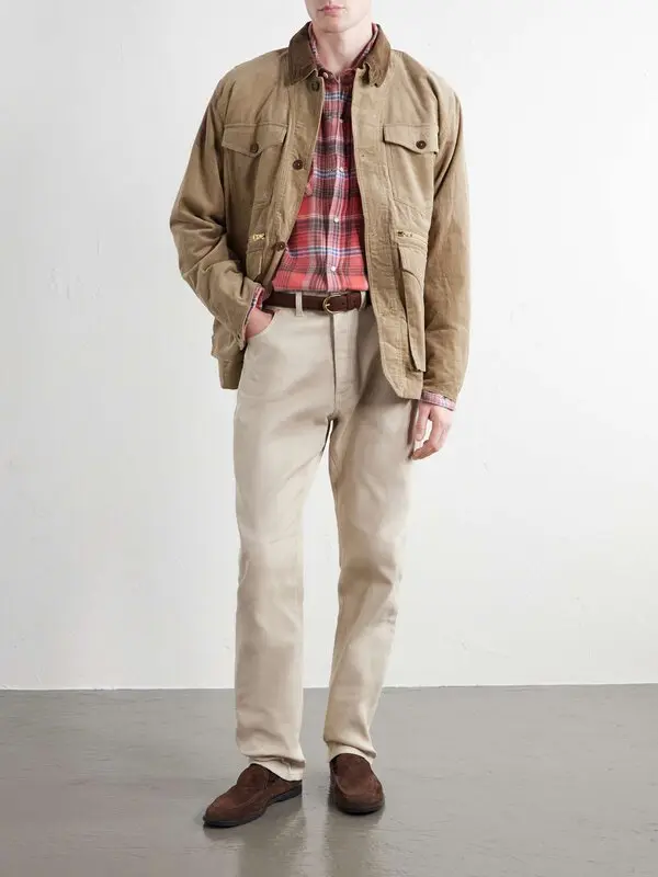 WYTHE Checked Cotton-flannel Western Shirt