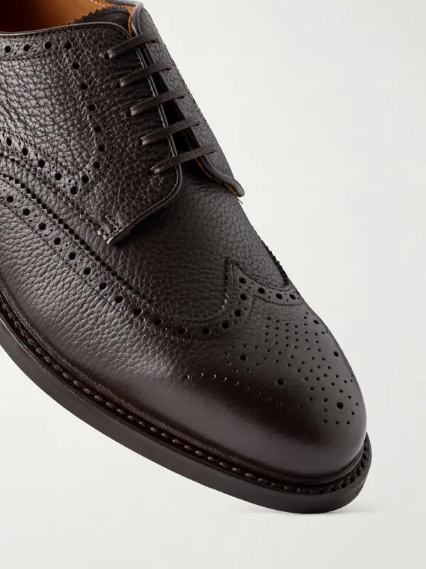 MORJAS The Derby Full-grain Leather Brogues