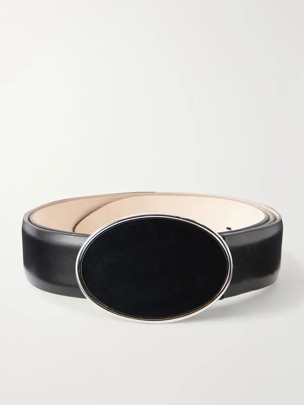 DEHANCHE Flint 2.5 Cm Leather Belt - Black