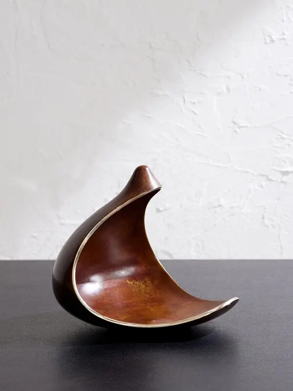 THE GARNERED Pierre Salagnac Bronze Bookend - Brown